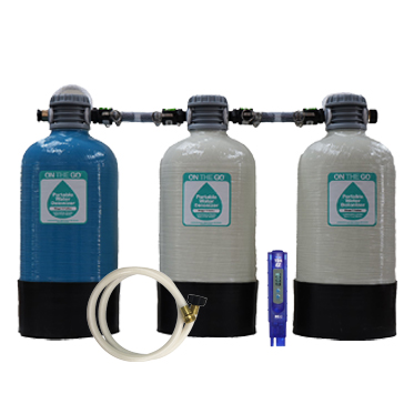 Tri Bed Double Standard Deionizer - On The Go - Portable Water DI